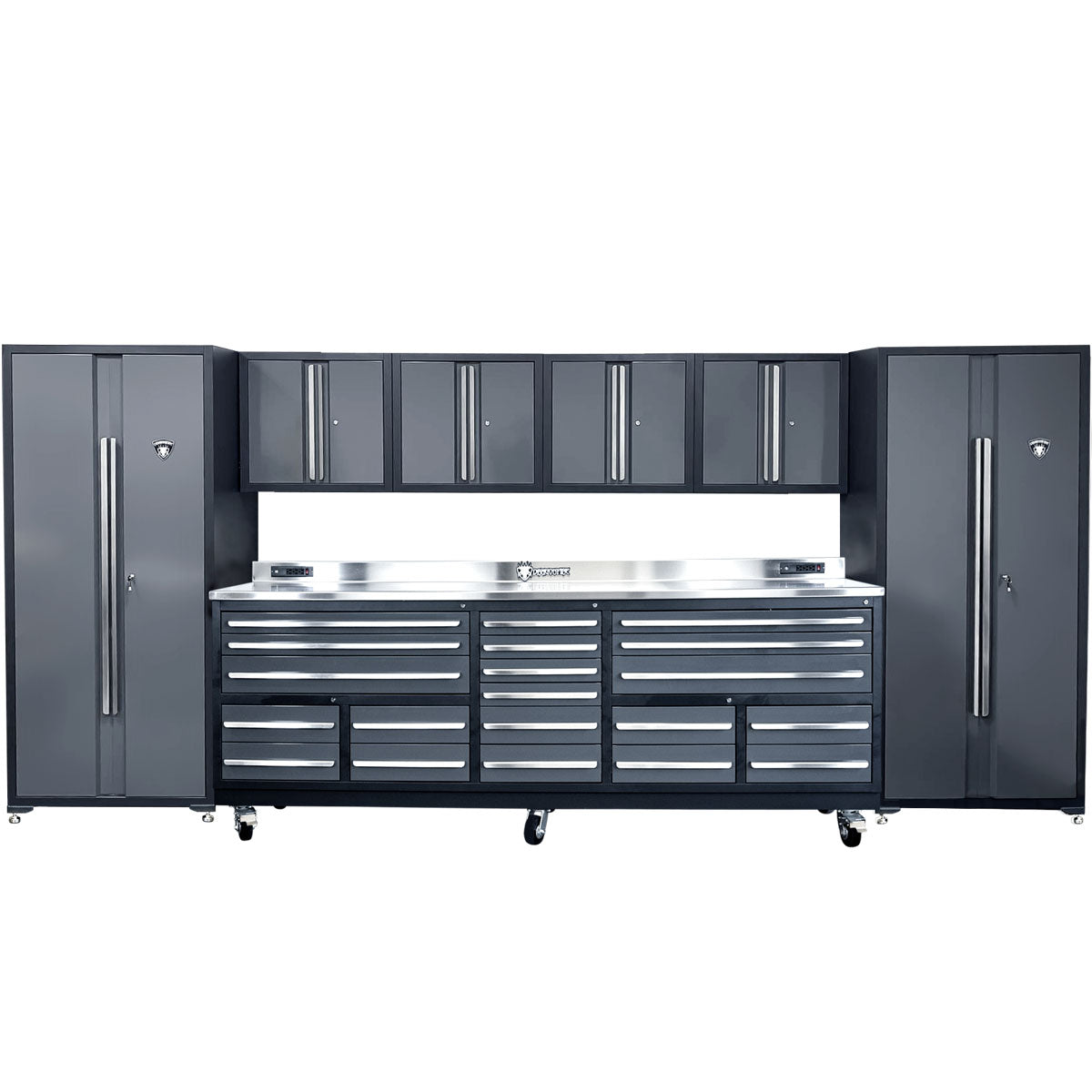 Garage Workbench With Drawers Neo Black Workbench Heavy Duty Steel